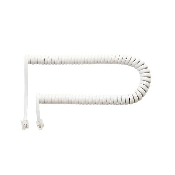 【発売日：2018年05月31日】■受話器と電話機本体を繋げる4極4芯コード■伸縮するカールコードタイプのため、受話器の取り回しも快適です■片側ロングタイプを採用し、一部の電話機への接続にも最適■ケーブルの電話機側に、約10cmの延長部を搭...