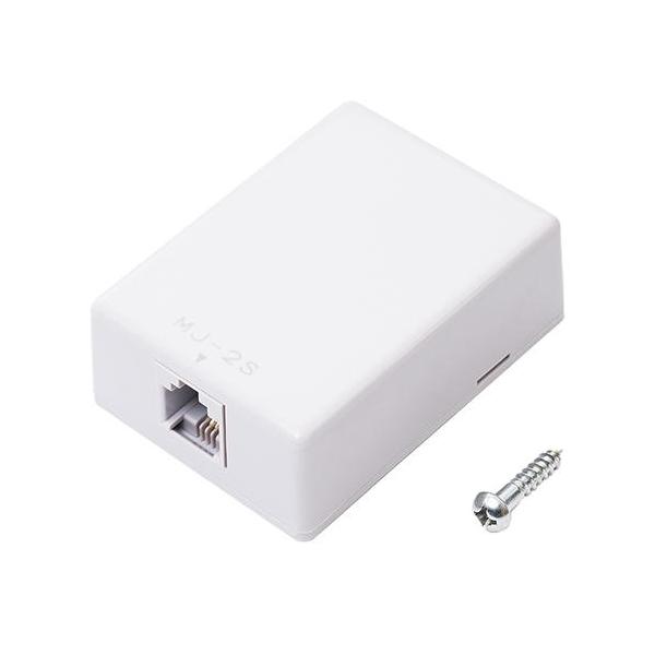 【発売日：2018年05月31日】■黒電話などの古い直付けローゼットを変換して、一般的な電話機を接続可能に■黒電話などが接続されていたローゼットを交換することで、一般的な電話機を接続できるようになるアダプタです■6極2芯に対応し、家庭用電話...