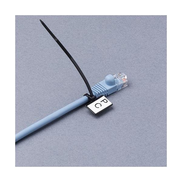 【発売日：2021年08月27日】■プレート付きケーブルタイに、マーキング用の表示シールが付属■プレート部にケーブルの種類や接続機器をメモしておけば、配線後や複雑な配線でも、ひと目で判別が可能です■ケーブルの束のサイズに合わせて、ケーブルタ...