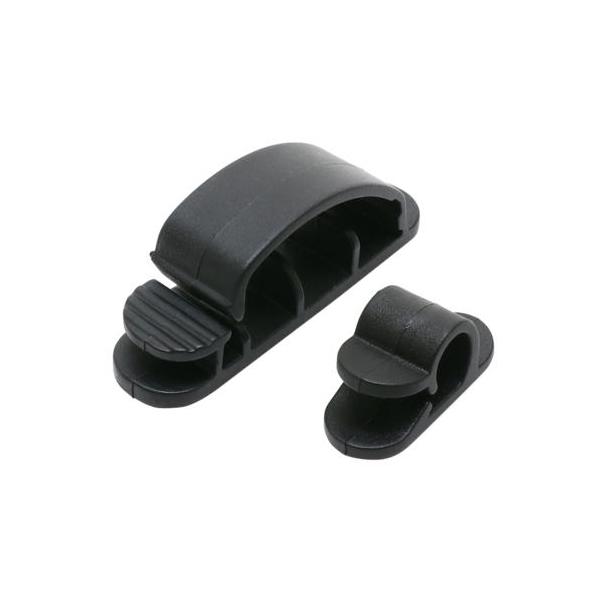 【発売日：2020年06月30日】■ケーブルを引き回す際に好きな場所に固定できるケーブルホルダーです■最大8mm径のケーブルまで対応■小(1本配線)と大(3本配線)のセット■簡単にホールド可能