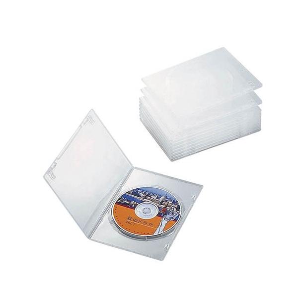【発売日：2004年10月14日】■軽くて割れにくいポリプロピレン樹脂製のスリムDVDトールケース10枚セット■ワンプッシュ方式■表紙やブックレットも収納可能■背ラベル&amp;アイコンシール付■リサイクルしやすい単一素材