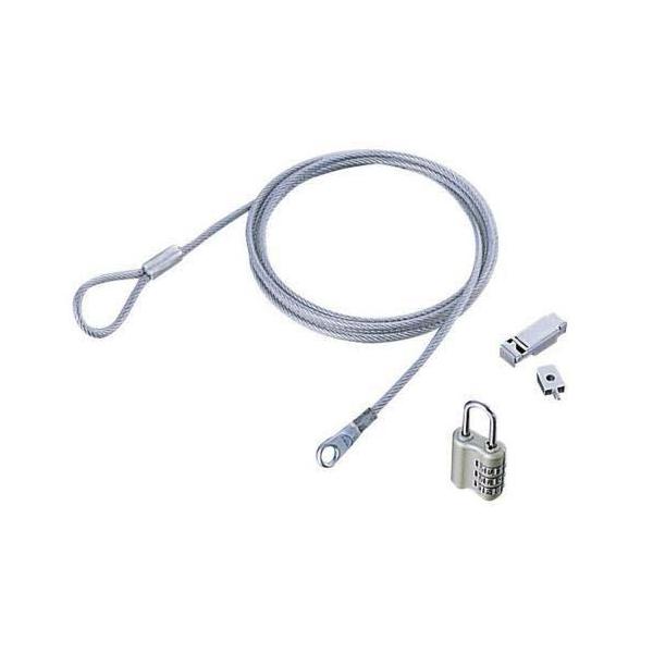 【発売日：2001年06月26日】■未使用コネクタを利用して、パソコン本体を盗難から守るセキュリティーワイヤーロックです。■コネクタ片側のネジ穴に特殊ネジを取り付け、上からロックパーツをかぶせます。特殊ネジの穴にダイヤルキーのリングを通して...