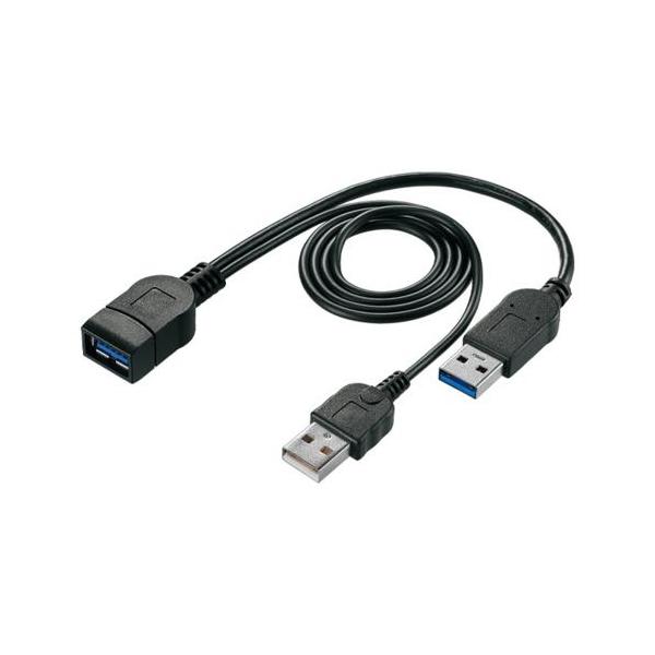 【発売日：2021年09月12日】■2つのUSBポートからの電力供給を可能にする、USB電源補助ケーブルです■1ポートでは電力供給が不足する商品を使用する場合でも、本商品をお使いいただくことで電力不足を改善できます。■ケーブルの長さは20c...