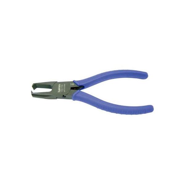 ■狭い箇所、奥深い箇所でのプラスチックゲートの切断に最適です。■真上から刃が入ります。■逆手持ち可能です。