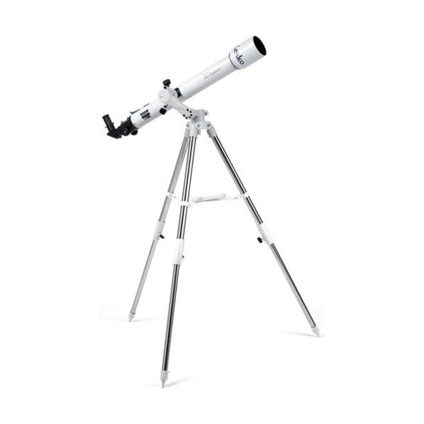 【発売日：2023年06月30日】■口径70mmの天体望遠鏡と直感的な操作が可能なフリーストップ式経緯台セット。■鏡筒は、口径70mm 焦点距離900mmのアクロマートレンズ採用。幅広くご使用いただけるスタンダードな望遠鏡です。■月や惑星の...