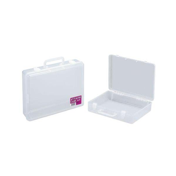 ■仕切板なし(フリータイプ)です。■中身が見やすいクリアータイプです。■A4サイズの用紙がピッタリ入るアタッシュ型ケースです。