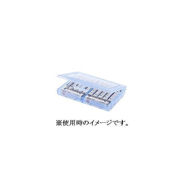 ■単三・単四乾電池の両方の収納に対応した電池ケースです。■充電式電池、未使用乾電池の保管に最適な大容量タイプです。■電池の端を押すと起き上がる設計なので、爪が長い方でも簡単に取り出せます。■軽くて割れにくいPP（ポリプロピレン）素材を使用し...