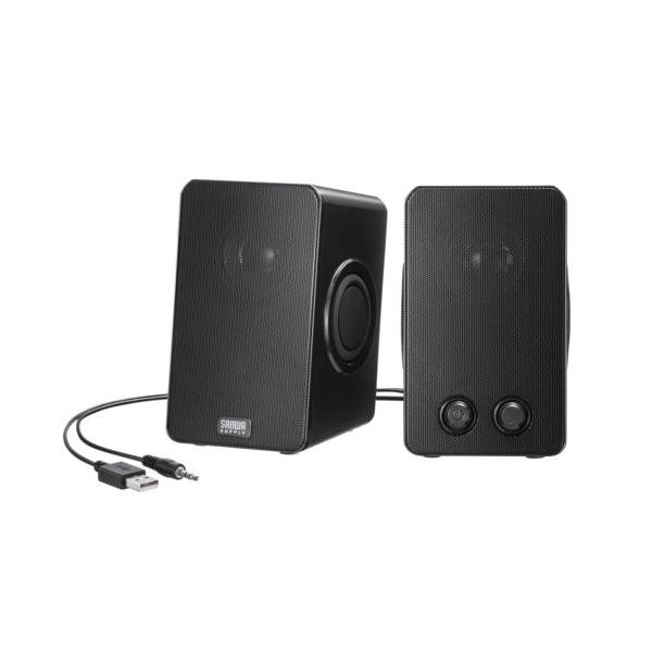 ■電源をUSBポートから供給するUSB給電方式のスピーカーです。AC電源を必要としないのですっきりと配線でき、簡単に設置できます。■音源出力は3.5mmステレオミニジャック接続でパソコン以外にテレビなどに接続して音声を楽しむことができます。...