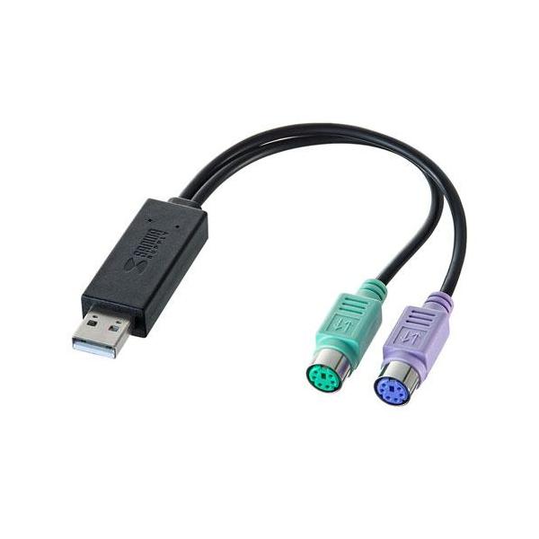 ■PS/2マウスとPS/2キーボードをUSB接続で使用するためのUSB-PS/2変換コンバータです。■使い慣れたPS/2マウス、PS/2キーボードをUSB接続で使用することができ、PS/2ポートを搭載しないパソコンで使用することができます。...