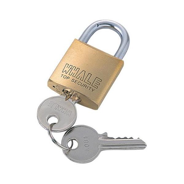 ■取り付け部品、またはワイヤーに接続する南京錠です