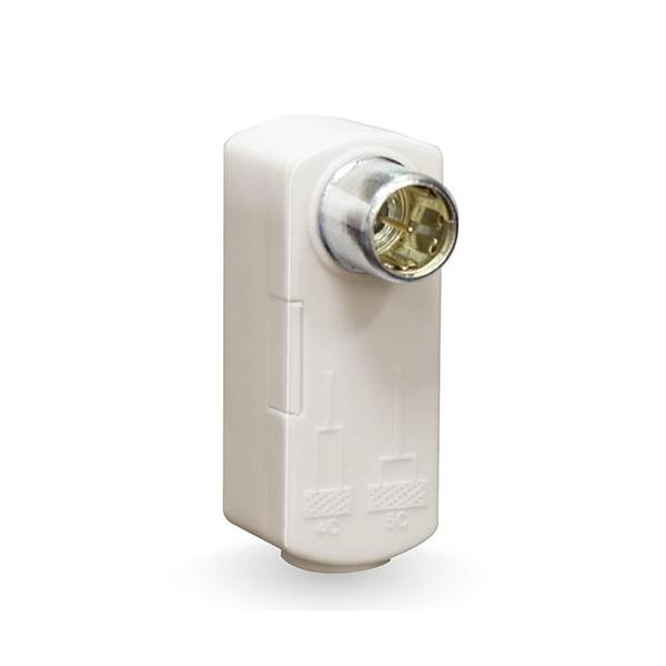 【発売日：2018年04月25日】■レビコンセントから電波をワンタッチで取り出す同軸ケーブル用(75Ω)プラグです■既存の2K放送から4K・8K(3224MHz)放送の周波数帯域に対応しています■簡単な加工で誰でも簡単に接続できます■4C、...