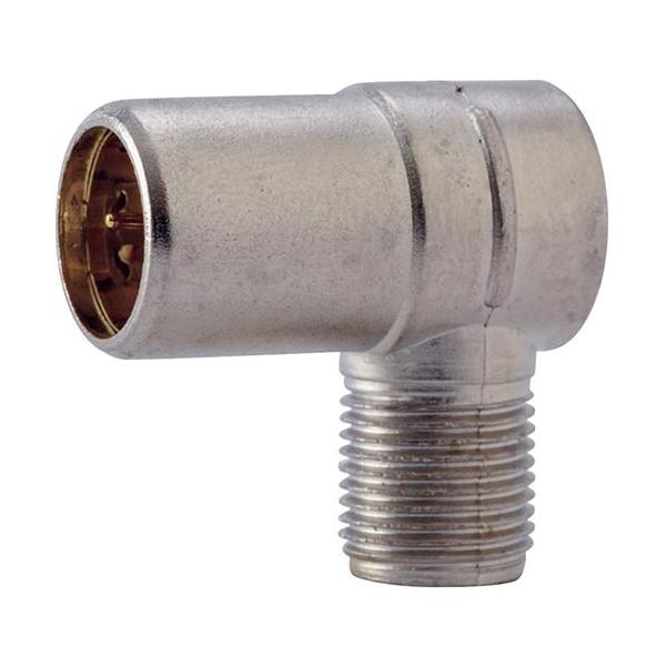 【発売日：2017年06月02日】■ワンタッチ式プラグ＋F形端子の高シールドプラグ(L形)です■2K・4K・8Kに対応し、CS・BS・UHF・FM・ケーブルテレビの放送に使用できます■L形アングル構造なので狭い場所でも邪魔にならずに配線できます