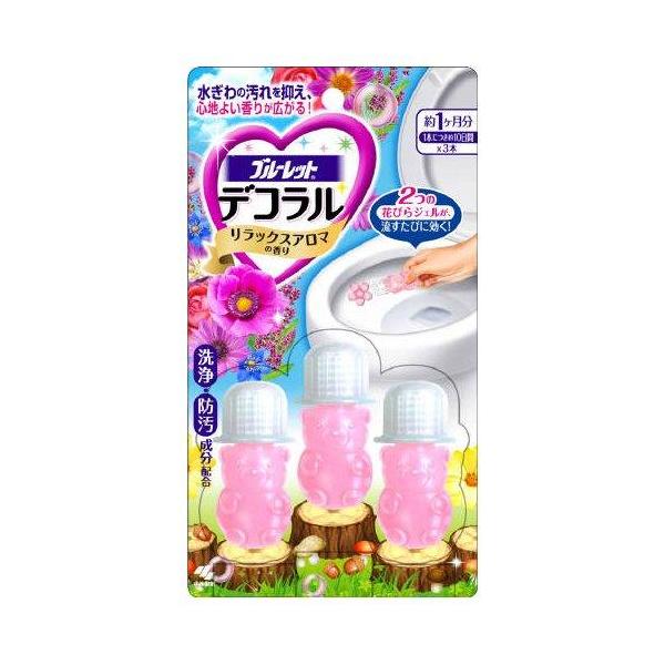 予告なくパッケージ・仕様が変更になることがございます。予めご了承ください■便器に花びらジェルを2つデコるだけで、水ぎわの汚れを抑え心地よい香りが広がる、デコレーションタイプの水洗トイレ用芳香洗浄剤