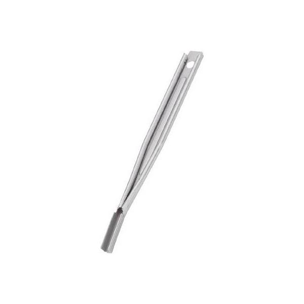 ■従来のチャンネルブラシに比べてハンドルが持ちやすく、長時間使用しても指が痛くなりにくいです。■ハンドル部分には環境適応物質のメッキ処理をしています。■柄の後ろの部分がヘラの形状になっているので、こびりついた汚れを落とすのに適しています。