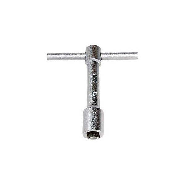 ■早回しなど連続作業がしやすく、力の掛け具合を加減しやすい形状の便利工具です。■材質はS45Cで、表面処理はニッケルクロムメッキです。