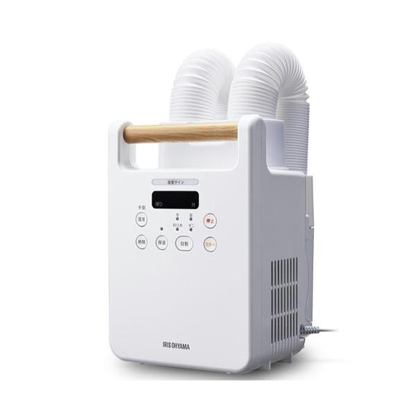 ■ふとん2組を同時に乾燥やあたためのできる、ツインノズルのふとん乾燥機カラリエです。■ツインノズルでより広範囲にあたためるので、1組で使うときは胸元・足元をより早くあたため乾燥します。■ハンドルが木目調になり、更にフラットな操作ボタンでより...
