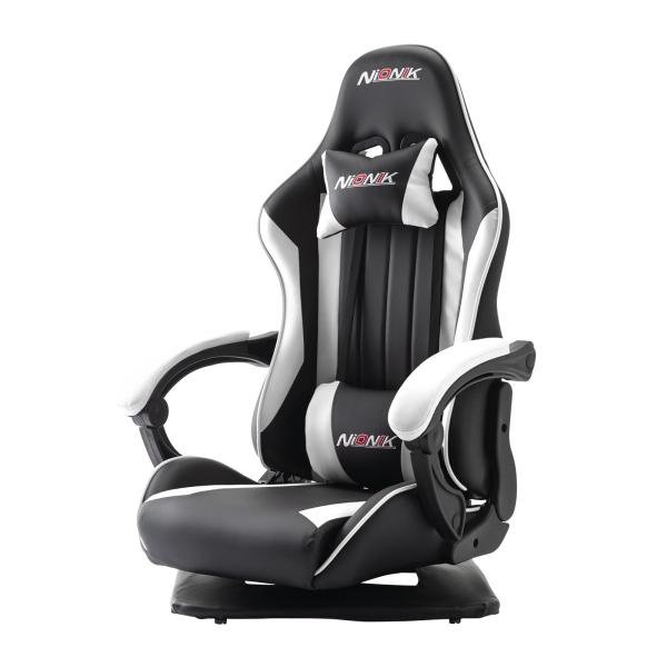 【商品概要】【フル機能のゲーミングチェア】最大180度まで調整可能、特別なスクラッチ/滑り止めパッドが付いた360度回転機能で、お好みの方向にチェアを回転させることができます。360度回転機能により、スムーズに立ち上がって物を取ることができ...