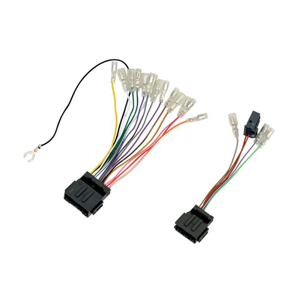 市販カーAV取付けで必要な電源コードセットです。構成部品 :電源コード（24P）、リバース/パーキング用コード（20P）※ネコポス（ポスト投函）でお届けします。※宅急便同様日数でお届けします。※日時指定・代引きはできません。
