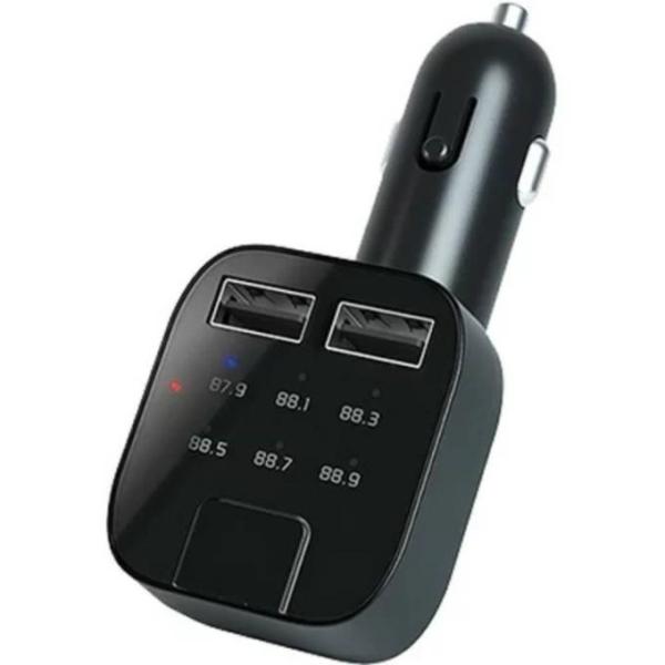 VERTEX　Bluetooth FM トランスミッター(6ch)　VTC-BT05 BK　ブラック【あすつく】【送料無料】