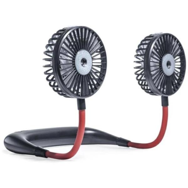 Royal Monster　ミスト噴霧付肩掛けダブル扇風機　RM-3628【あすつく】