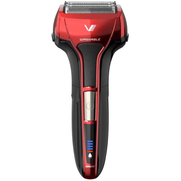 マクセルイズミ　往復式シェーバー ソリッドシリーズ 5枚刃モデル　IZF-V553W R　レッド【あすつく】【送料無料】