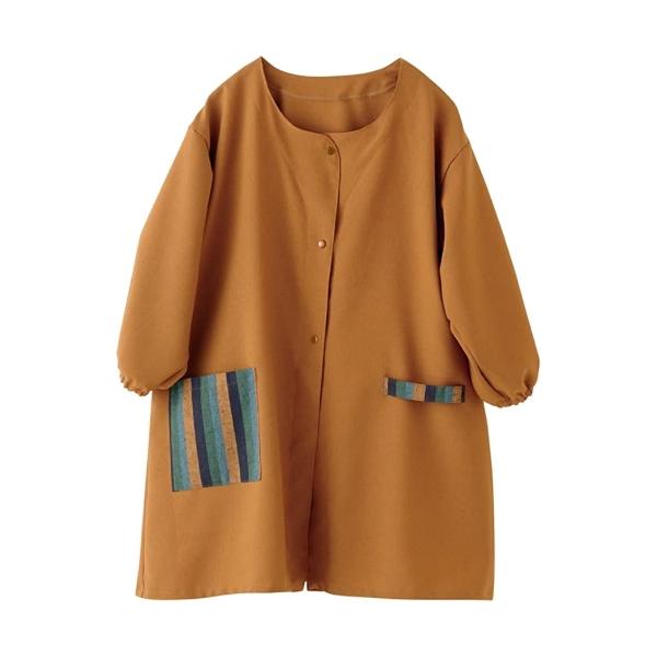 かっぽう着[国産 和モダン割烹着]割烹着の良さはそのまま お洒落で使いやすい前開きエプロン!定価 : 6380円JANコード : 4995312127506商品番号 : 4995312127506割烹着 おしゃれ かわいい かっぽう着 冬 ...