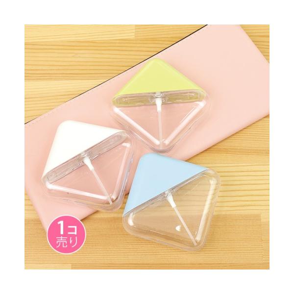 ひし型だから最後の最後まで使えてノンストレス♪コンパクトで持ち歩きにべんり！外出先でシュッと消毒◎フタがしっかりしまるから安心！定価 : 460円商品番号 : sunho-596178サン宝石