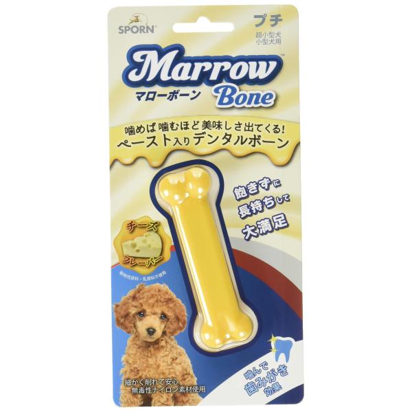 ・商品名：ＳＰＯＲＮ　マローボーン　プチ　チーズフレーバー・ブランド名：SPORN・生産国：中国・サイズ：高さ21cm x 幅10cm x 奥行1.4cm・重量/容積：39g