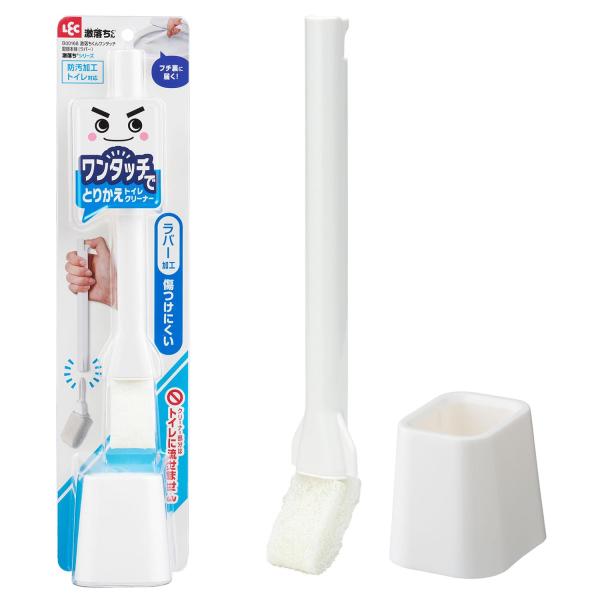 ・サイズ:6.5×7.5×27.5cm・重量:47g(クリーナー)・ワンタッチで手を汚さずにクリーナーを交換できる。・何回か使用して汚れたら交換できるので衛生的。・交換用スペアを本体に差し込むだけで使用できる。