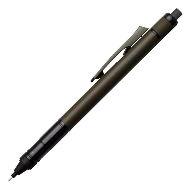・【モノグラフチューン】トンボ鉛筆(Tombow)のMONO(モノ)消しゴムを搭載したシャープペン「monograph-モノグラフ-」シリーズの、マットブラックを基調とした『モノグラフチューン』。消しゴムや先金具など、細部まで黒で極めました...