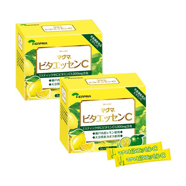 レモンとカボス、さわやかビタミンCビタエッセンCは、瀬戸内産のレモンと大分県産のカボスの果汁からつくられた栄養機能食品です。1スティック中にビタミンCが1,000mg含まれており、レモンとカボスの風味を生かしながら「おいしいビタミンC」仕上...