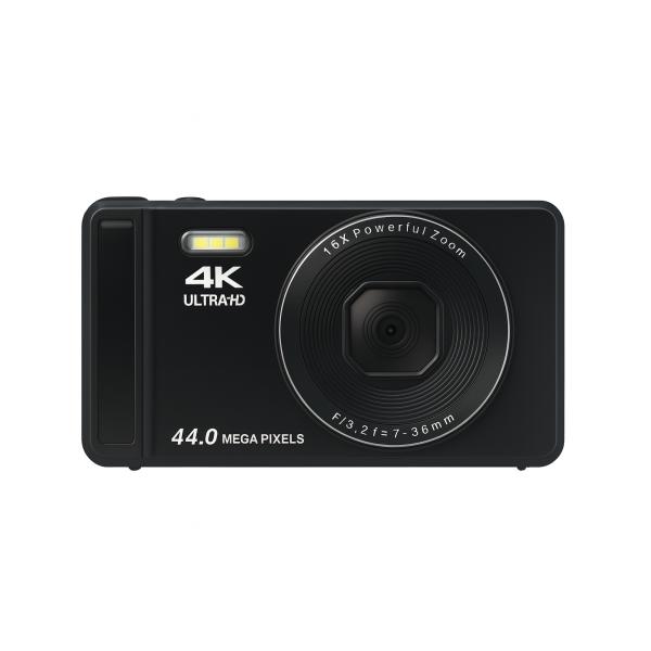 FaCLOSSの軽量デジタルカメラは、約99gのコンパクトボディに4K動画撮影機能を搭載した、持ち運びやすさ重視のモデルです。800万画素CMOSセンサーを採用し、写真撮影・動画撮影ともに日常使いに十分な性能を備えています。16倍デジタルズ...