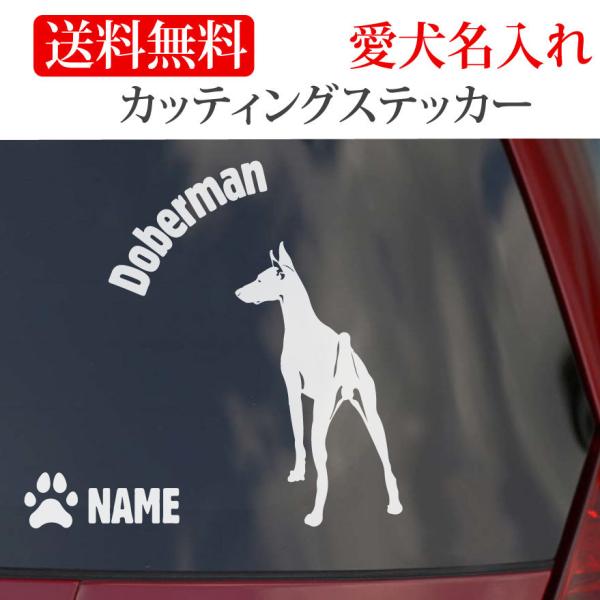 ドーベルマンのステッカーの縦横どちらか大きいほうがＳは130mm　Ｍは150mm　です。ドーベルマンのネームは英数半角で12文字以内です。 英数以外での犬のネームは粕取り前の切り文字になり、英数以外は６文字以内で一回り大きくなります。   ...
