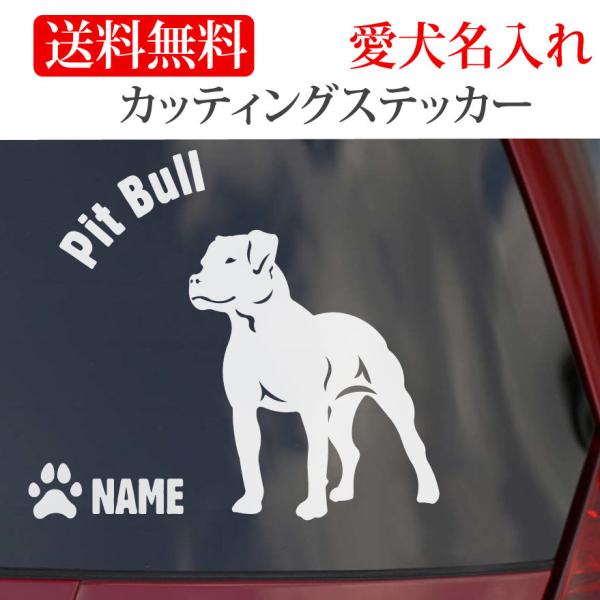 ピットブルのステッカーの縦横どちらか大きいほうがＳは130mm　Ｍは150mm　です。ピットブルのネームは英数半角で12文字以内です。 英数以外での犬のネームは粕取り前の切り文字になり、英数以外は６文字以内で一回り大きくなります。   尚、...