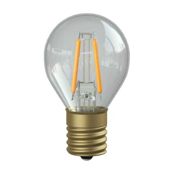 ボール35 クリア◆仕様全光束（lm）：300 (35W相当)定格寿命（h）：15000入力電流（A）：0.03定格電圧（V）：AC100（50/60Hz)定格消費電力（W）：2.5色温度(電球色)（K）：2700口金：E17寸法（mm）：...