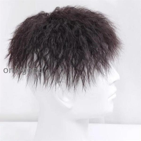 【品名】：メンズウィッグ【カラー 】：全2色【サイズ】：F【素材】：耐熱性ファイバー【産地】：中国ウィッグ ロング ショート　フルウィッグ 部分ウィッグ　つけ毛　グラデーション ウイッグ カール ウェーブ 自然 セミロングウィッグ ウイッグ...