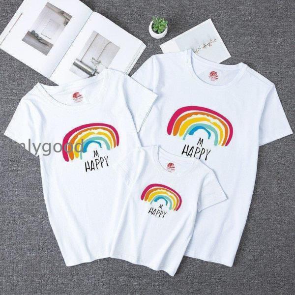 内容：Tシャツ素材：綿親子ペアがかわいい！父の日、母の日、、誕生日のギフト、パパ、ママとお子様とのお揃いに◎☆運動会、夏休み、海、プール、旅行、公園、ルームウェア、デイリーユース、スポーツ　等にオススメ！！サイズは、実寸を測っているため多少...
