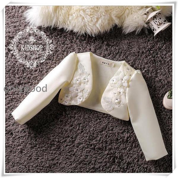 子供服 シンプルボレロ キッズ 　女の子  羽織物 カーディガン 結婚式 発表会 入学式　ベビー