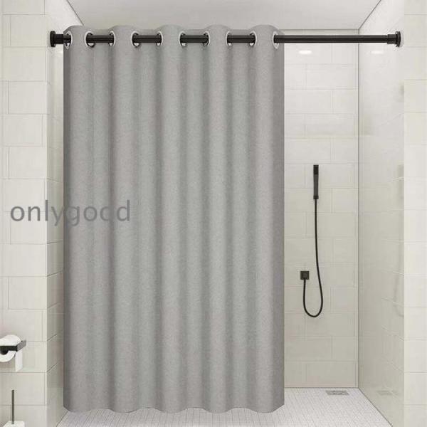 ■ 品名：シャワーカーテン■ 素材：綿麻   onlygood の検索ワード：シャワーカーテン 防水 防カビ加工 おしゃれ 風呂 カーテンリング付属  シャワールーム 洗面所 浴室 ユニットバス　脱衣所 バスルーム 防滴加工 シンプル  撥...