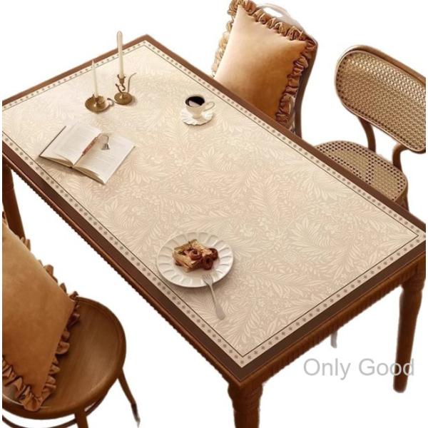 テーブルクロス テーブルマット 北欧 長方形 高級感 pu皮革生地 ダイニングテーブルマット 汚れ防止 防水防油 耐熱 食卓カバー おしゃれ 花柄 撥水 家庭用 13色【素材】：PU/ PVC【カラー】：13色【備考】●漂白剤?乾燥機?ドラ...