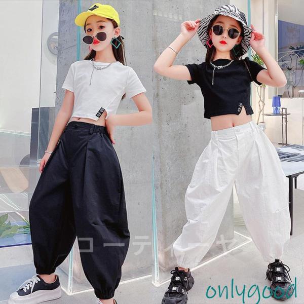 ダンス服装 体操服  DANCE tシャツ スウェット キッズチアリーダー  ヒップホップ 女の子 ステージ衣装 ダンスウェア 子供 応援団 運動会 甲子園 チアガール衣装 舞台演出服　おしゃれ　ストリート系　B系　K-POP　韓国　ダンス...