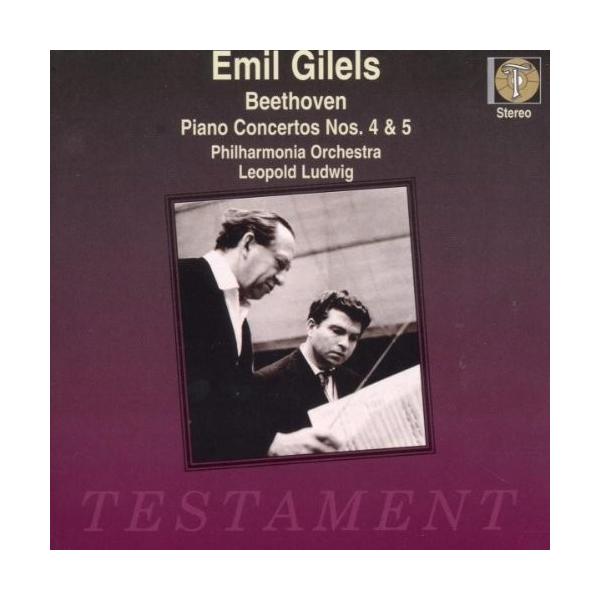 「商品情報」Concertos pour piano n° 4, Op. 58 &amp; n° 5, Op. 73 "Empereur" / Emil Guilels, piano - Philharmonia Orchestra, di...