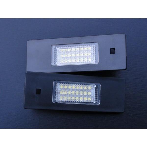 87商品説明＞　大好評♪高品質♪売り切れ御免！！のキャンセラー内臓LEDナンバー灯（ホワイト）です。純正の電球色のナンバー灯を真っ白に変身させる必須アイテムです！後ろの人がまぶしくて突っ込まれたらシャレになりませんね♪キャンセラー内臓ですの...