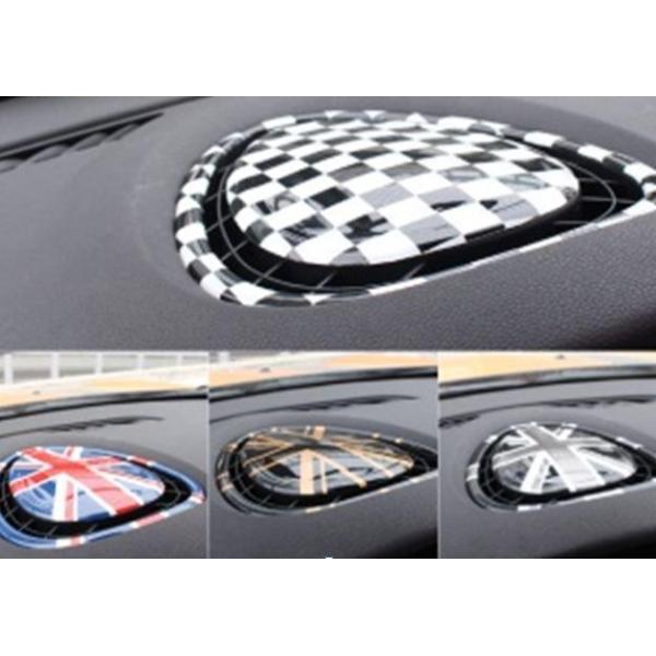 ＜＜商品説明＞＞　大好評！大人気！！ニューアイテム！！！BMW　ミニ　F系　F54　F55　F56　F57（２０１３年〜）用ダッシュボードセンター（中央）AC/エアコンダクトリング＆パネル　2ピース(ユニオンジャック柄)になります。ユニオン...