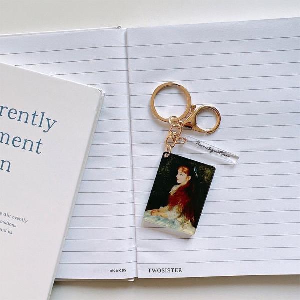 素材：アクリル・アクリルガラス・合金モチーフサイズ：縦約4cm×横約5.2cmキーリングサイズ：直径約3cmフックサイズ：縦約3.3cm×横約2cm※製造時に細かいキズ・汚れが生じてしまう場合がございます。※チャームのみの販売となっており、...