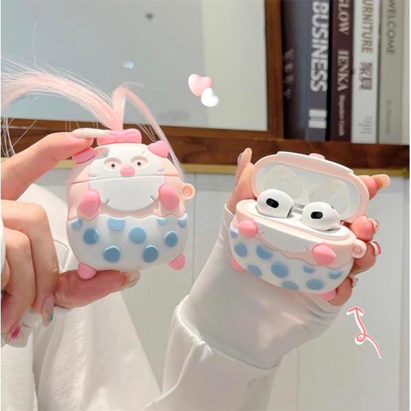 素材：シリコン対応機種：AirPods（第1/2世代)　AirPodsPro(第1/2世代)　AirPods(第3世代)※海外輸入品の為、キズ・汚れがある場合がございます。※商品画像はお客様のディスプレイ環境、設定及びブラウザにより、実物と...