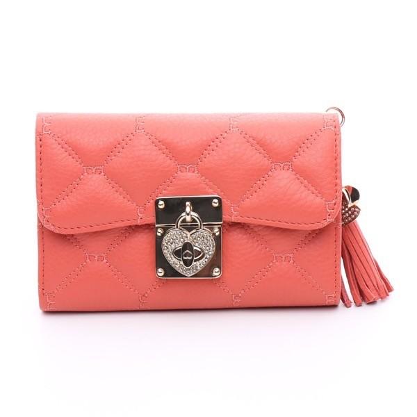 ※素材：本革【平置き実寸】　H9　W13.5　D3 (cm)内側：札入れ×2 ポケット×5 カード入れ×9 小銭入れ×1セット品: 財布+ラッピング袋