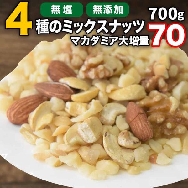 ポイント利用 訳あり 割れ・欠け混み 4種のナッツ：マカダミアナッツ（南アフリカまたはオーストラリア産、割れ・小粒[5ミリサイズ]）、生くるみ(アメリカ産)、素焼きアーモンド(アメリカ産)、素焼きカシューナッツ(インド産またはベトナム産)健...