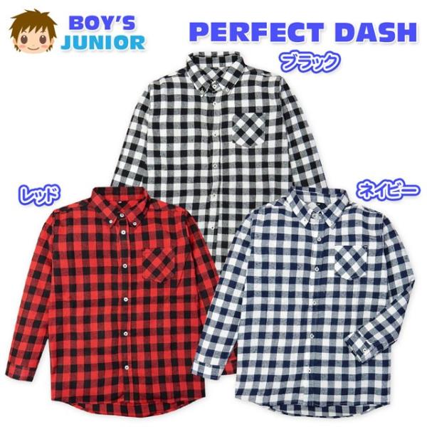 ●コメント柔らかい肌触りのフランネル素材のチェック柄長袖シャツ☆単品でも、インナーを合わせて重ね着にも活躍します♪●特 長・PERFECT DASH　(パーフェクトダッシュ)・チェックシャツ・フランネル素材・ボタンダウン　・胸ポケット1P・...