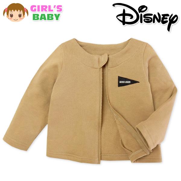 ●コメント後ろ姿に掴まっているようなミニーちゃんプリントが可愛いDisneyノーカラージャケット。優しい肌触りの綿100%素材、柔らかな裏毛で着心地も抜群♪サッと羽織れるフルジップ仕様。落ち着いた合わせやすいカラーでコーデがおしゃれに決まり...